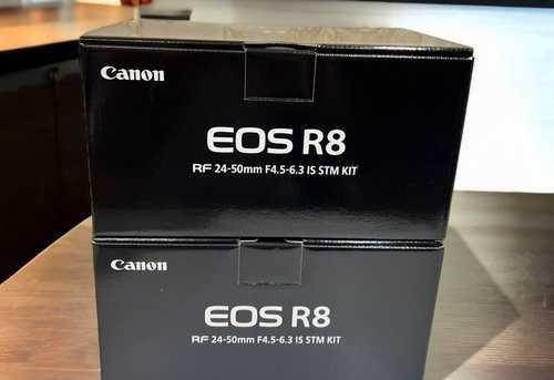 Canon EOS R8 kit RF 24-50mm F4.5-6.3 новый