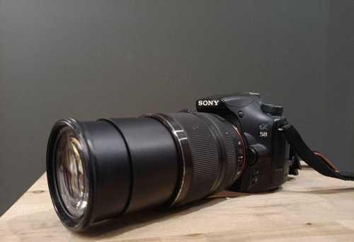 Sony Alfa 58 фотоаппарат зеркальный HD