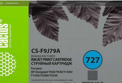 Картридж Cactus CS-F9J79A 727 фото черный (300мл)