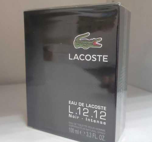 Lacoste L 12.12 noir intense туалетная вода 100мл