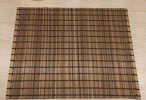 Бамбуковый коврик на стол Икеа
