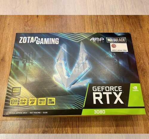 GeForce 3080 Zotac Gaming AMP HoloBlack 10gb