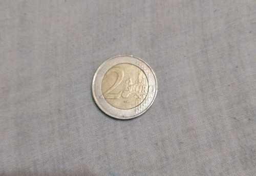 Монета 2 евро 2000 года