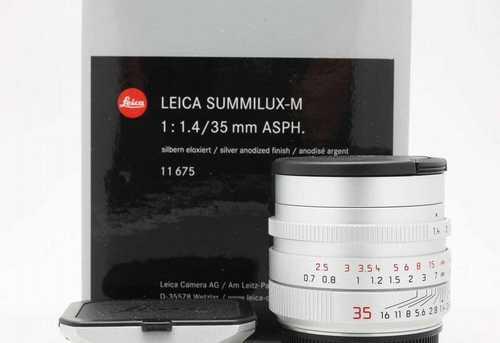 Leica 35mm f/1.4 Summilux-M asph M silver