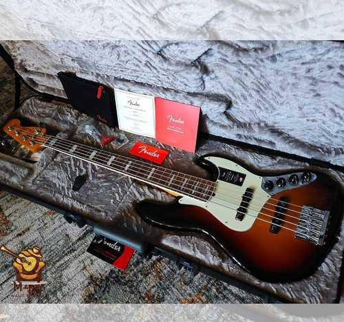 Fender American Ultra Jazz Bass V RW Ultraburst