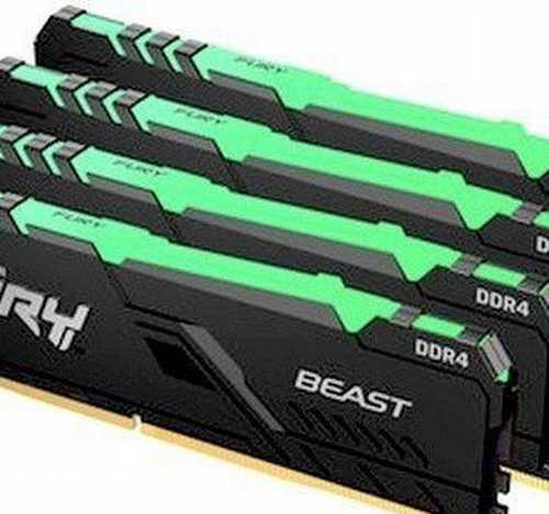 32Gb DDR4 2666MHz Kingston Fury Beast RGB (KF426C1