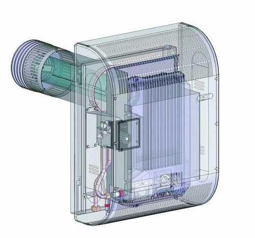 Росс аог 4,5квт газовый конвектор б/у