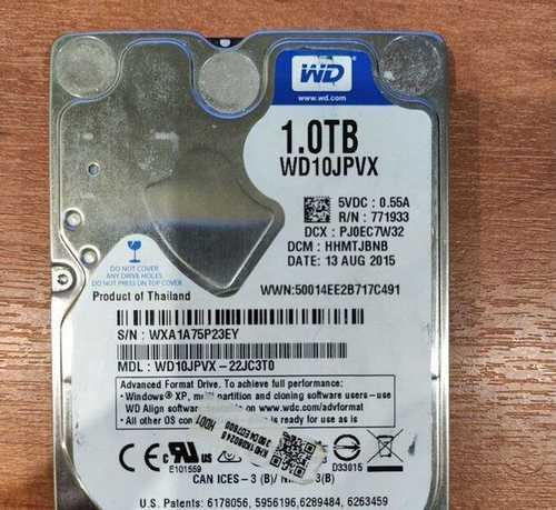 Жесткий диск HDD 1 TB Western Digital