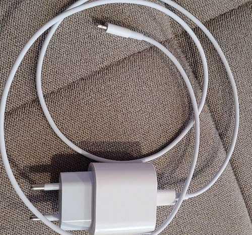 Кабель apple lightning с блок питание