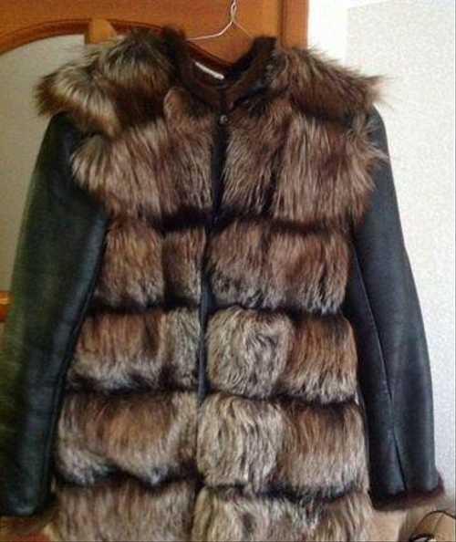 Зимняя меховая новая куртка