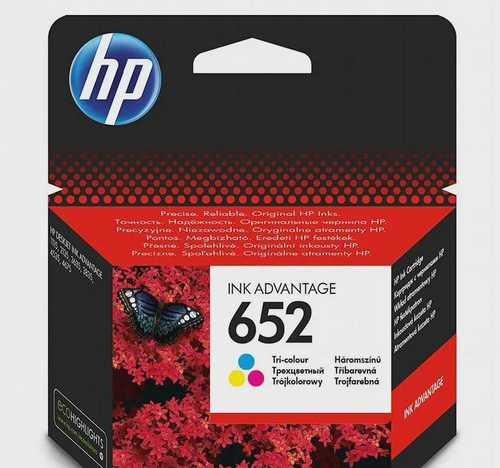 Картридж струйный цветной HP 652 color (F6V24AE)