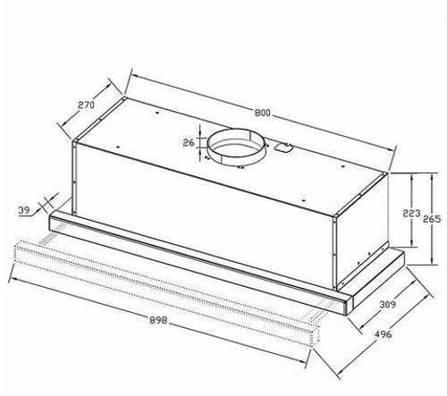 Вытяжка Korting