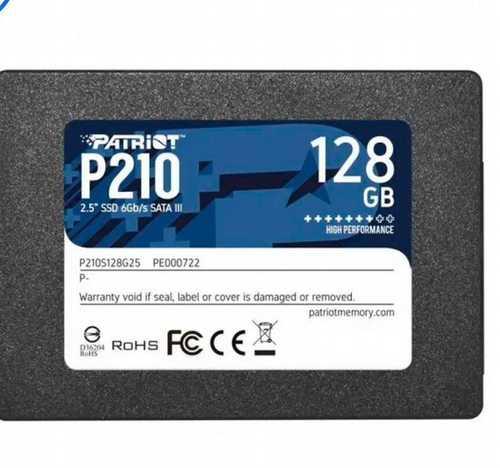 Накопитель SSD 2,5'' 128Gb Patriot P210 P210S128G25 Б.У