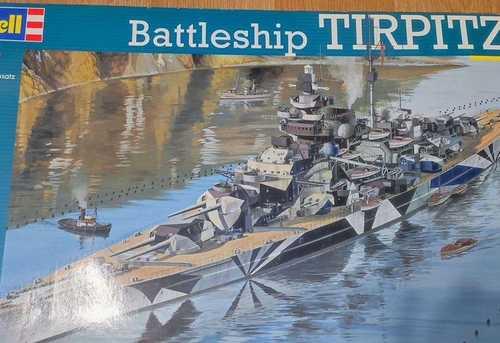 Сборная модель корабля Battleship tirpitz Revell