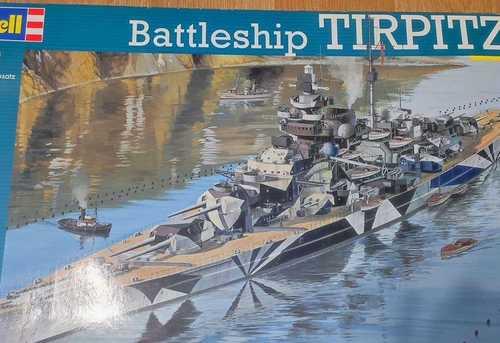 Сборная модель корабля Battleship tirpitz Revell