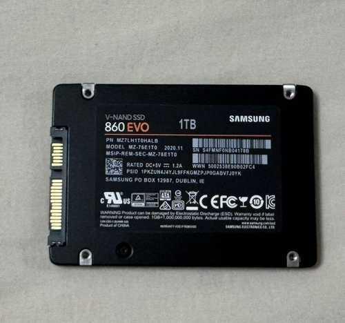 Ssd Samsung 860 evo 1tb