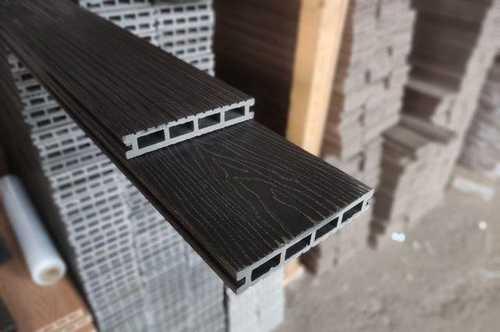 Террасная доска из дпк 3D Графит