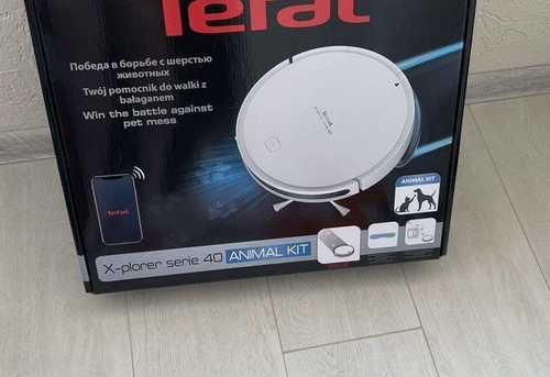 Робот пылесос tefal x-plorer serie 40 animal kit