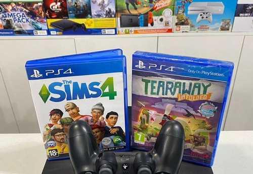 Sony PS4 Slim + Tearaway + Sims 4 - обмен