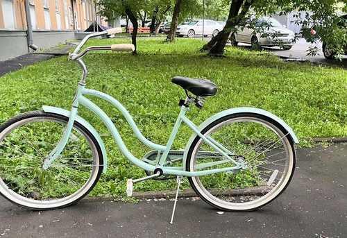 Женский велосипед Schwinn S1 Women цвет тифани