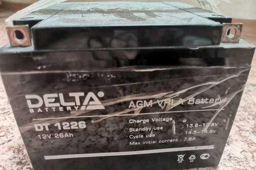 Аккумулятор Delta 12V 26A