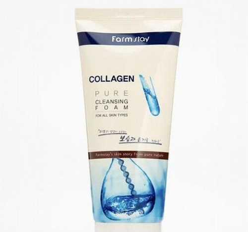 Пенка для умывания farm stay collagen pure