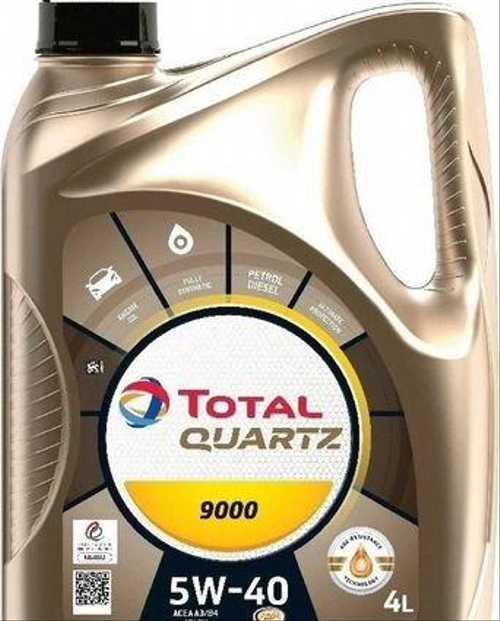 Моторное масло Total Quartz 9000 5W-40 A3/B4 SN/CF