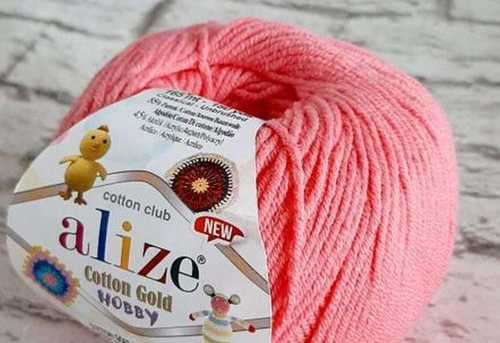 Пряжа alize cotton gold hobby new