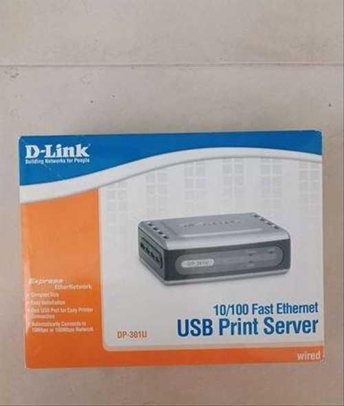 Принтсервер D-Link DP-301U