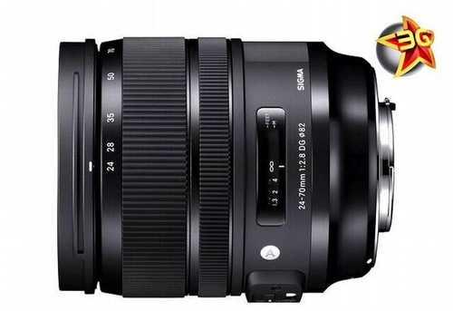 Объектив Sigma AF 24-70mm f/2.8 DG HSM OS Art Niko