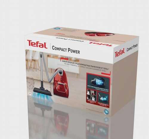 Пылесос с пылесборником Tefal Compact Power TW3953