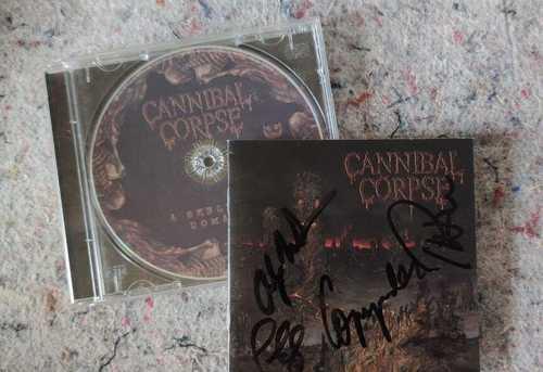 CD Cannibal Corpse и Rotting Christ с автографами