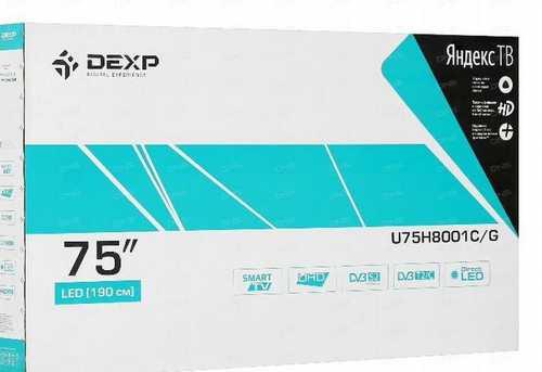 Телевизор LED dexp U75H8001C/G(новый)