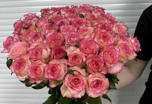 Свежие качественные розы букеты от 15 шт