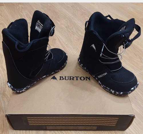 Ботинки для сноуборда burton grom boa 32-33