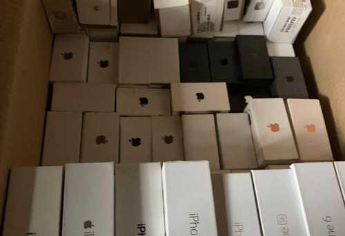 Пустые коробки разные iPhone Samsung