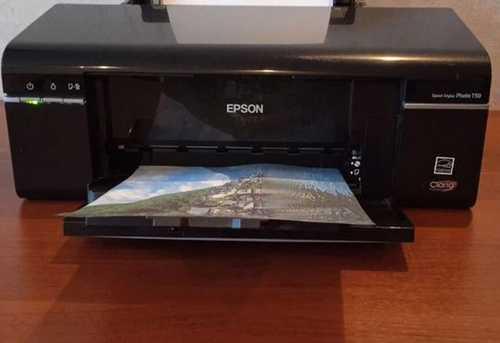 Принтер Epson Stylus Photo T-59 печатает