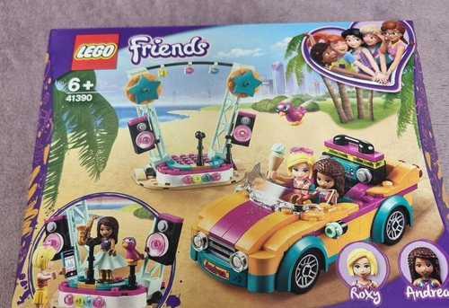 Lego Friends 41390 Машина со сценой Андреа, Новый