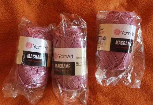 Пряжа Yarnart macrame