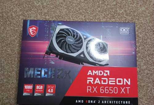 Видеокарта Radeon RX 6650 XT новая