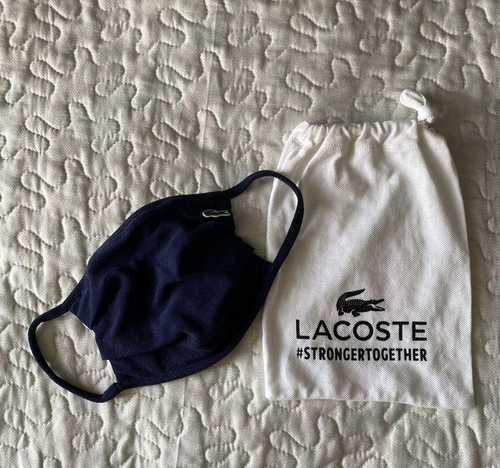 Многоразовая маска Lacoste новая