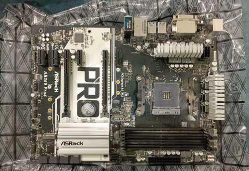 Материнская плата сокет am4 ASRock ab350 pro4