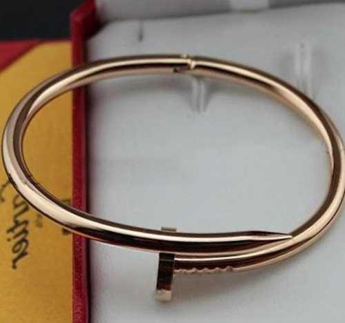 Браслет Cartier Juste un Clou классическая модель розовое золото 585 проба