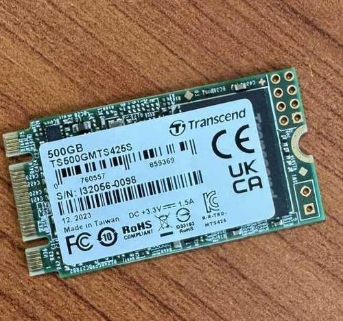 SSD накопитель Transcend 425S TS500gmts425S 500гб