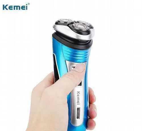 Электробритва Kemei KM 2801, синий