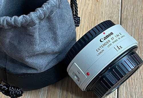 Canon extender 1.4x II (телеконвертер)