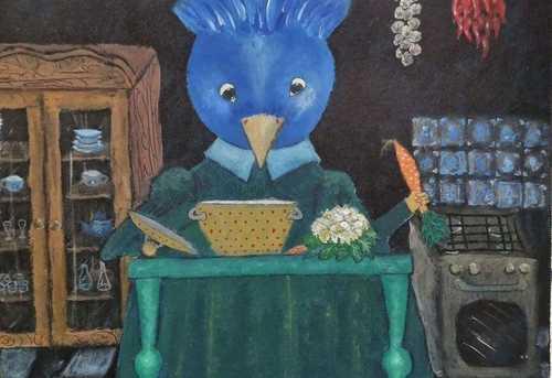 Миниатюра Картина Синяя птица