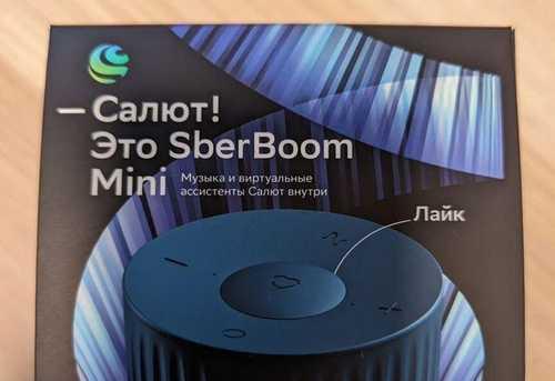 SberBoom mini (новая, синий)