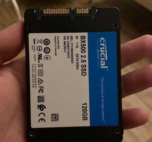 Ssd crucial bx500 120gb