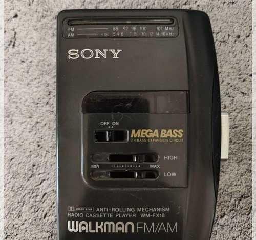 Кассетный плеер sony walkman